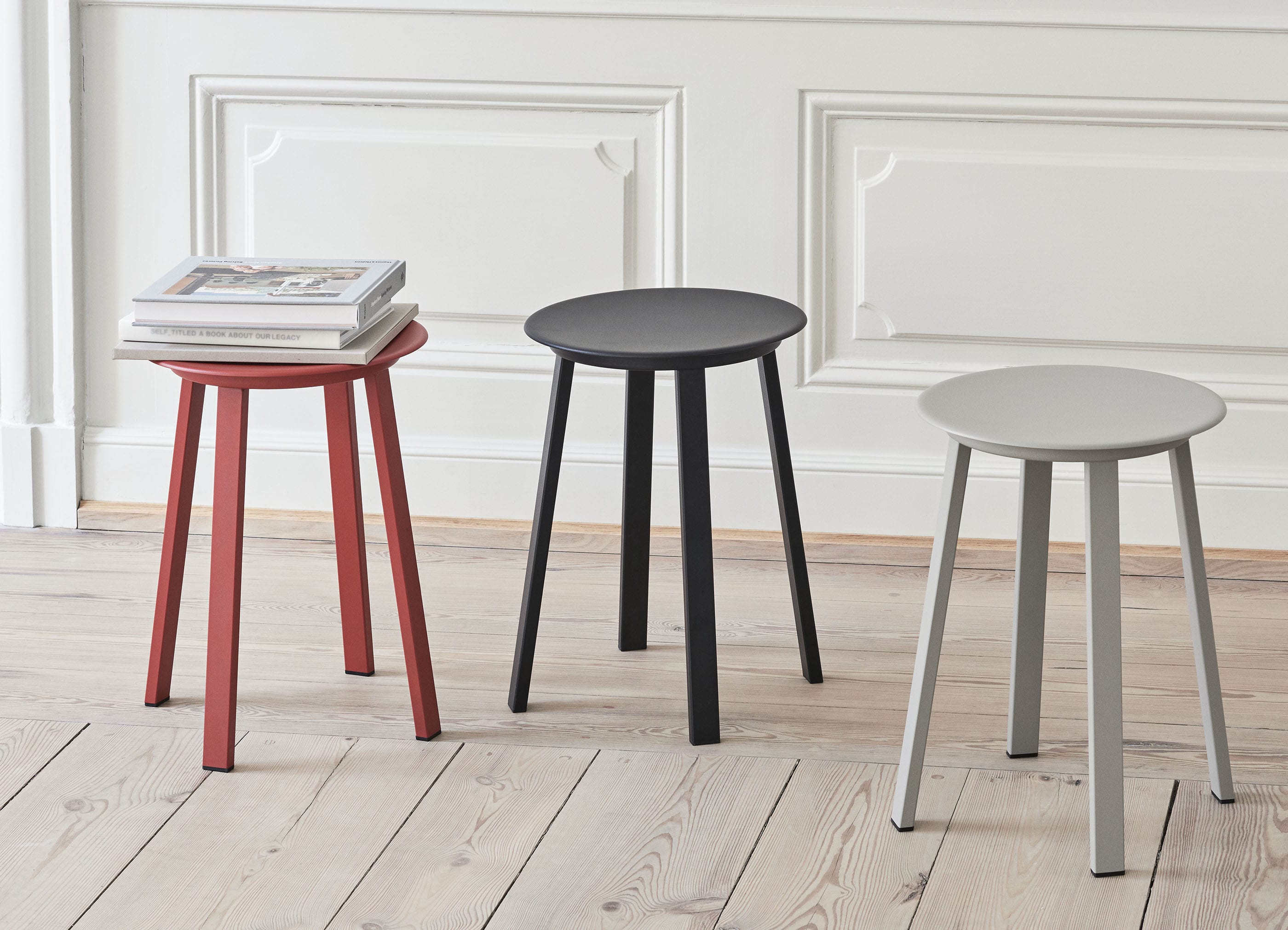 HAY REVOLVER BAR STOOL LOW Revolver bar stool H65cm Counter chair Iron ...